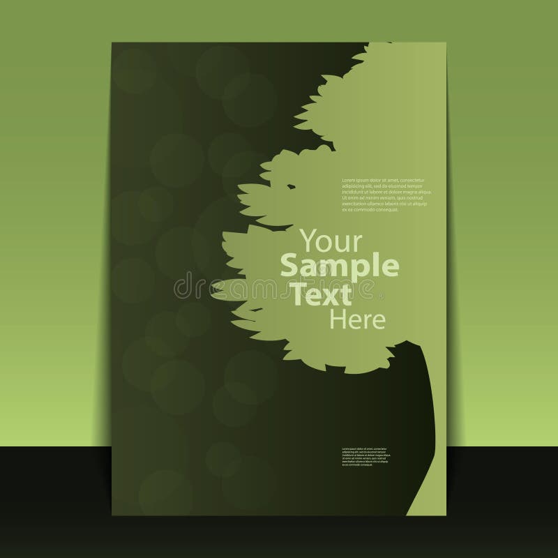 Eco Flyer or Cover Design stock vector. Illustration of banner - 22977130