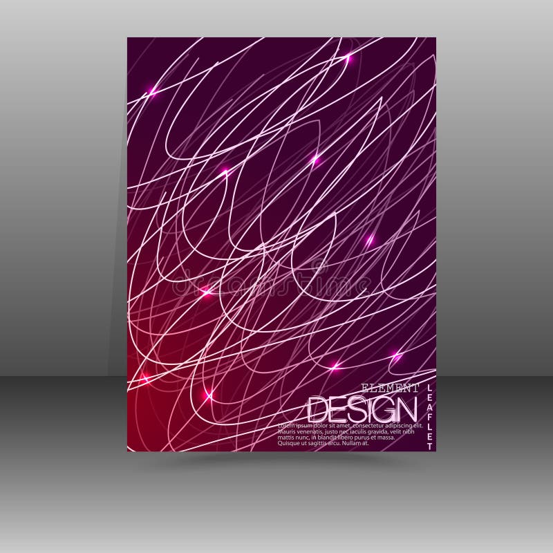 Flyer Design - Business stock vector. Illustration of flow - 58863872