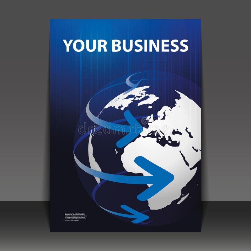 Flyer Design - Business stock vector. Illustration of fantasy - 54099523