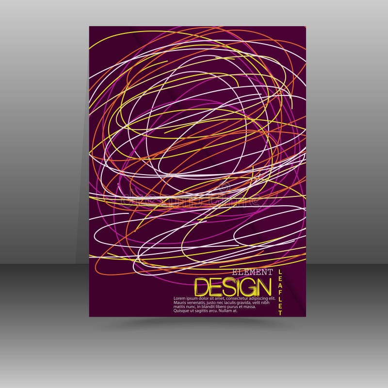 Flyer Design - Business stock vector. Illustration of brochure - 58863683