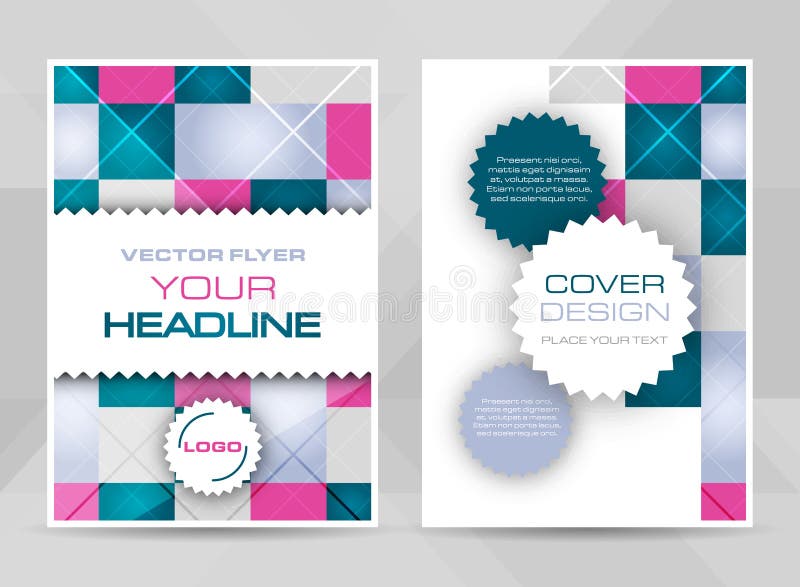 Flyer Design A4 Size Cover Brochure Template or Corporate Banner. Stock ...