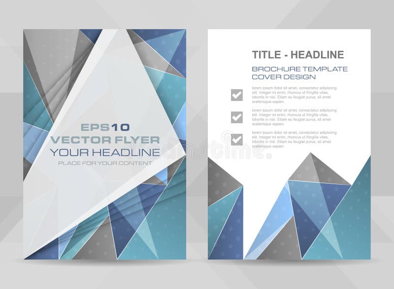 Flyer Design A4 Size Cover Brochure Template or Corporate Banner. Stock ...