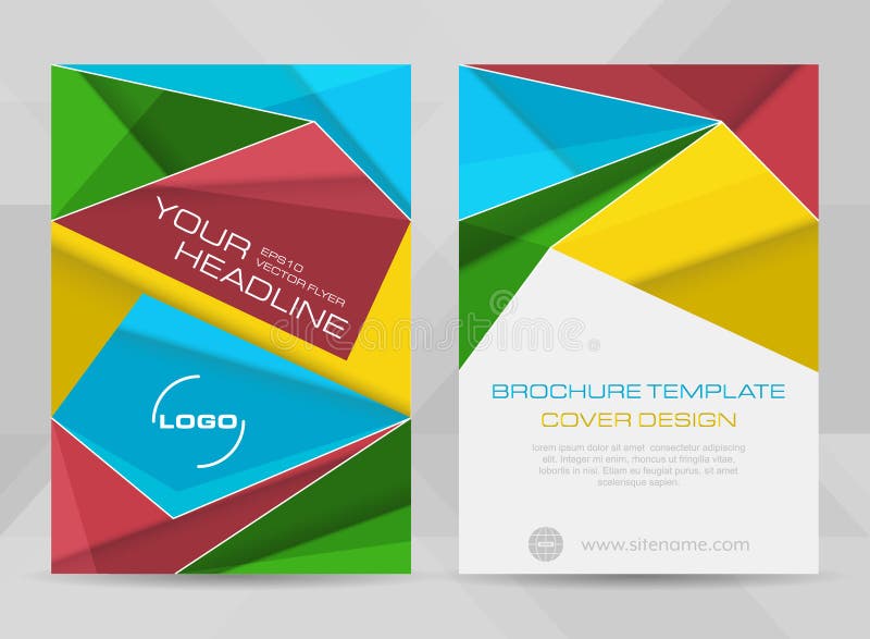 Flyer Design A4 Size Cover Brochure Template or Corporate Banner. Stock ...