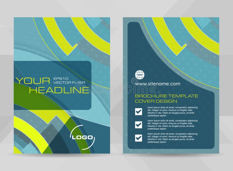Flyer Design A4 Size Cover Brochure Template or Corporate Banner. Stock ...