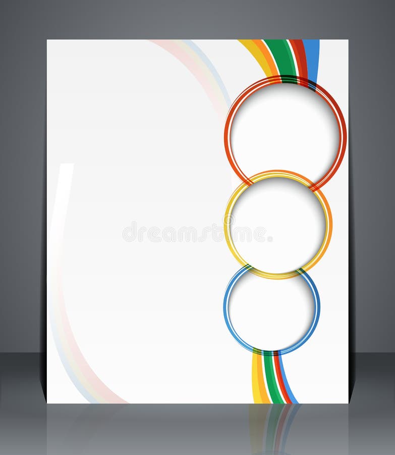 Blank Magazine Cover Design