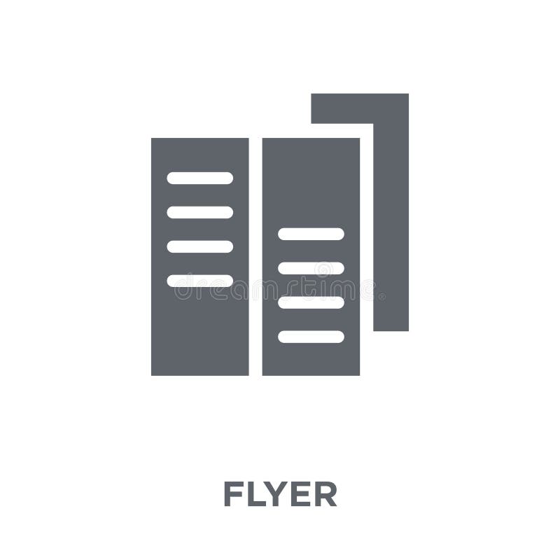 Flyer Icon from Marketing Collection. Stock Vector - Illustration of ...