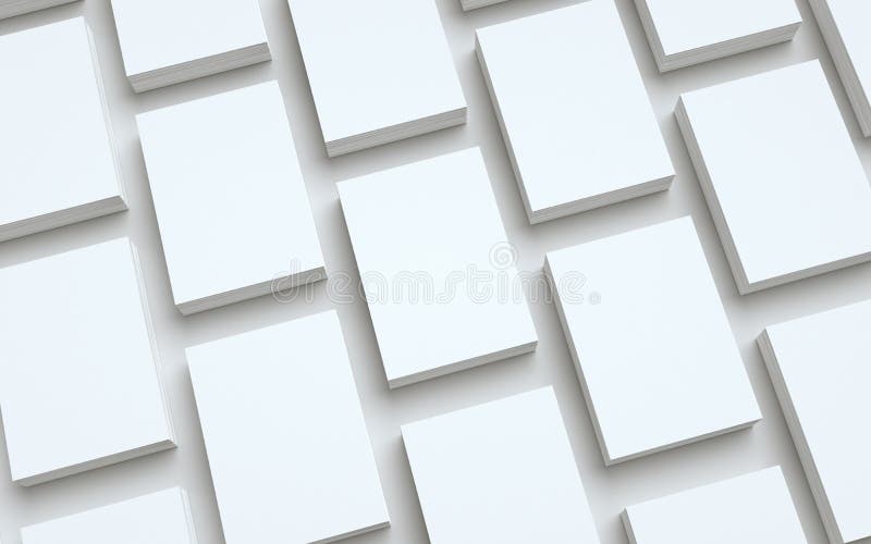 A6 Flyer / Postcard / Invitation Mock-Up - Multiple Stacks of Flyers ...