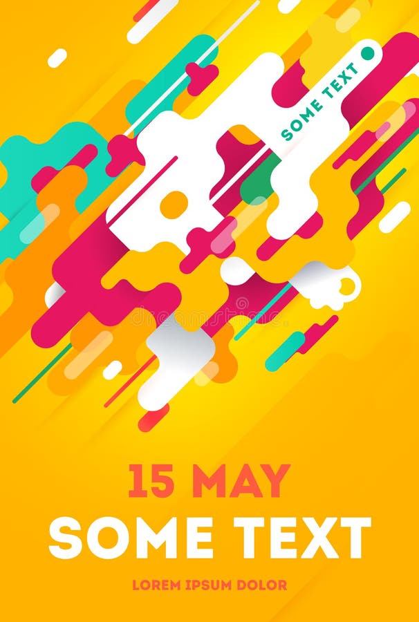 Flyer Minimalistic Flat Design. Modern Diagonal Abstract Background ...