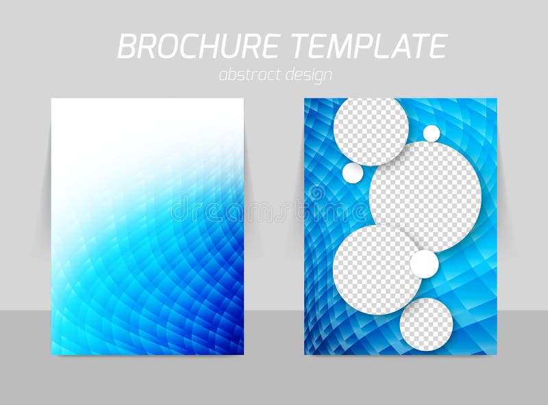 Flyer Template Back and Front Design Stock Vector - Illustration of ...