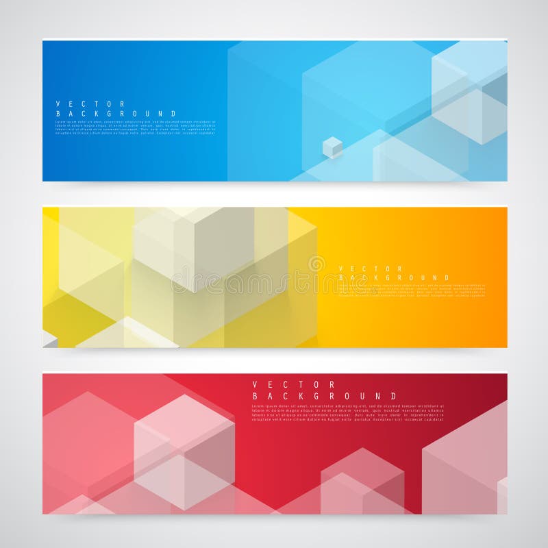 Flyer Template Header Design Stock Vector - Illustration of layout ...