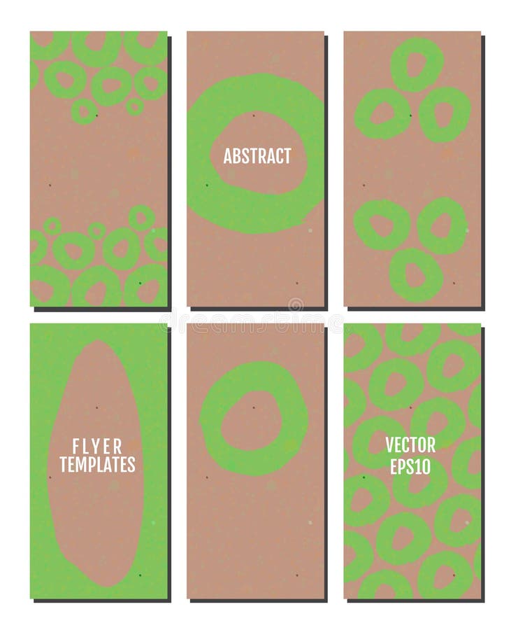 Flyer Templates in Rustic Style Stock Vector - Illustration of print ...