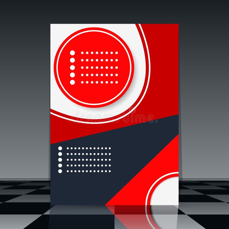 Flyer vector template stock vector. Illustration of cover - 44644050