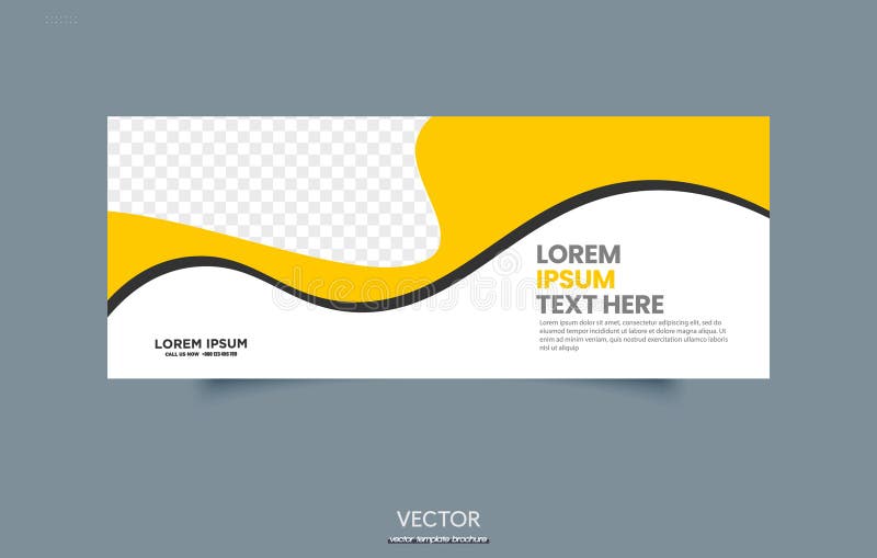 Flyer with Waves for Advertising. Banner, Leaflet. Stock Vector ...