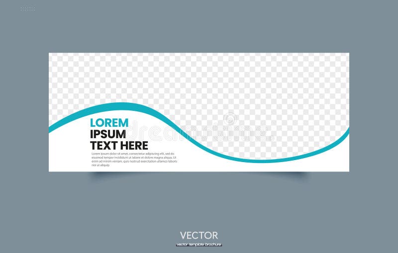 Flyer with Waves for Advertising. Banner, Leaflet. Stock Vector ...