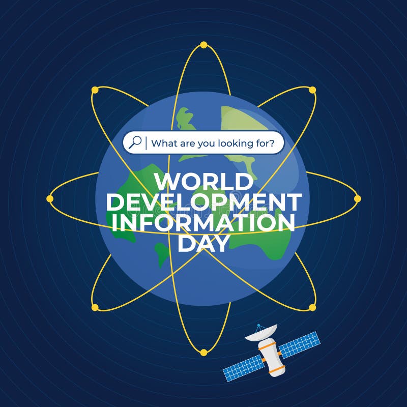 Flyers Promoting World Development Information Day or Associated Events ...