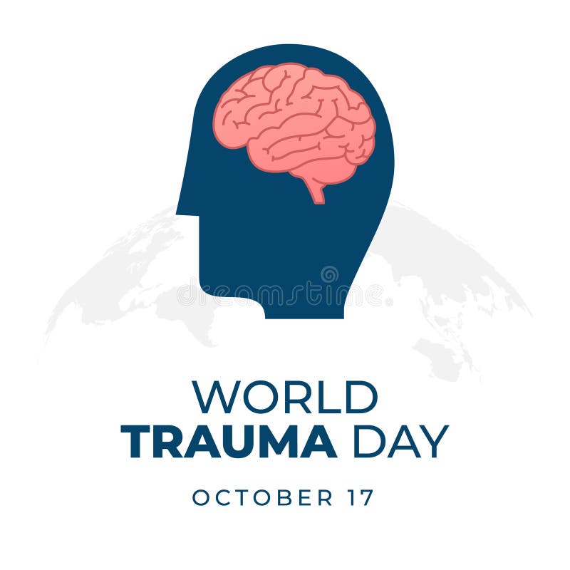 World Trauma Day Design Vector. Stock Vector - Illustration of graphic ...
