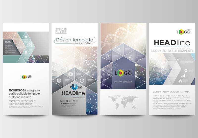 Flyers Set, Modern Banners. Business Templates. Cover Design Template ...