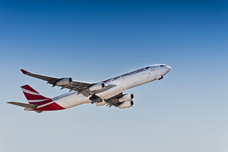 Flygbuss A340-300 - Air Mauritius - 3B-NBO Redaktionell Foto - Bild av ...