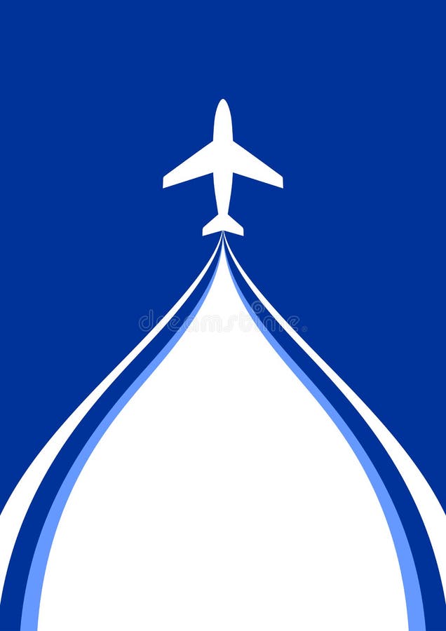 Flygplan i vektorn vektor illustrationer. Illustration av vektor - 57347251