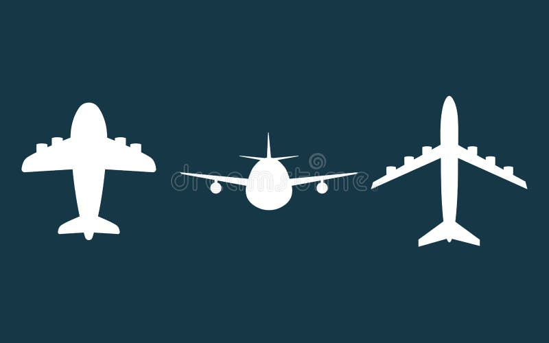 Flygplan och resor vektor illustrationer. Illustration av flyg - 64583747