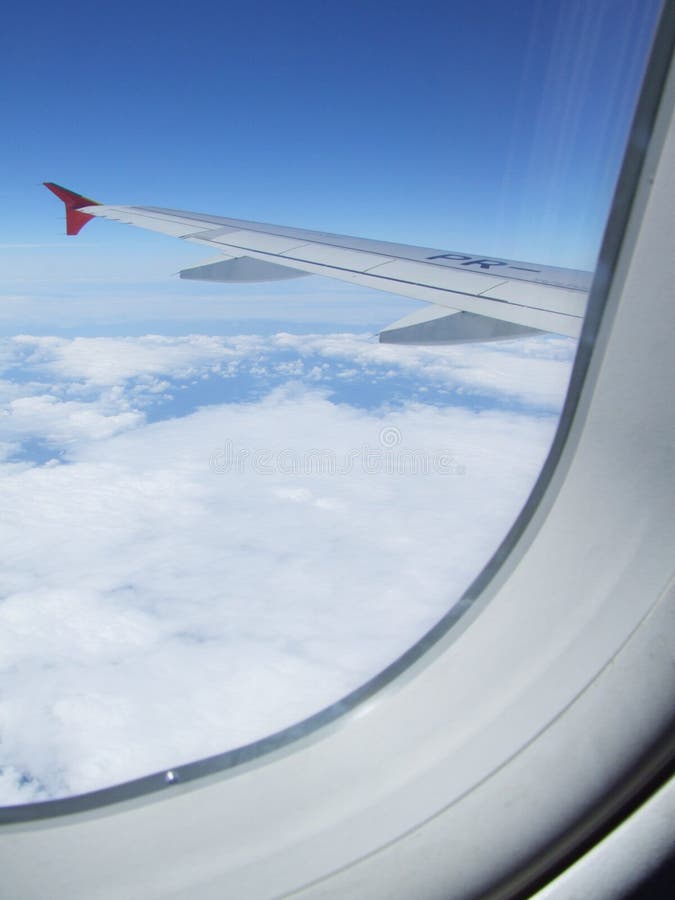 Flight view stock image. Image of flying, airplane, wing - 24671