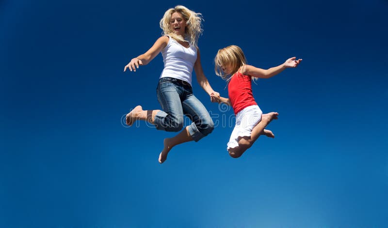 Little Boy Flying Up into the Sky Stock Image - Image of happiness ...
