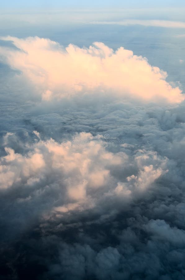 Flying Above the Cloud stock image. Image of space, atmosphere - 167661567