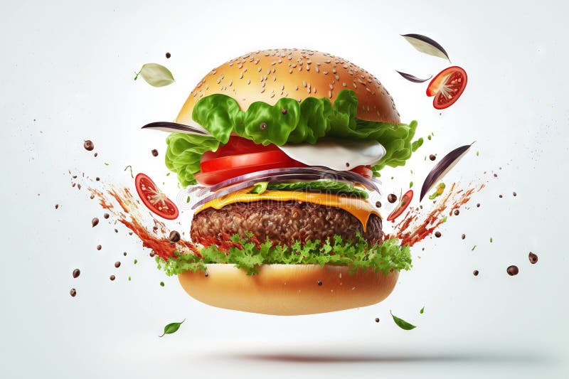 Air Burger Stock Illustrations – 6,083 Air Burger Stock Illustrations ...