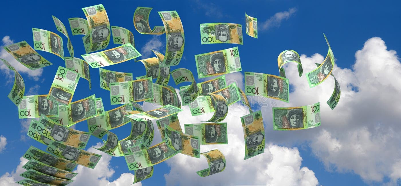 Australian Money Flying Stock Illustrations – 26 Australian Money ...