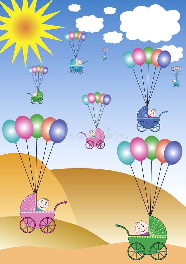 Dancing Baby Boy stock illustration. Illustration of little - 1388751