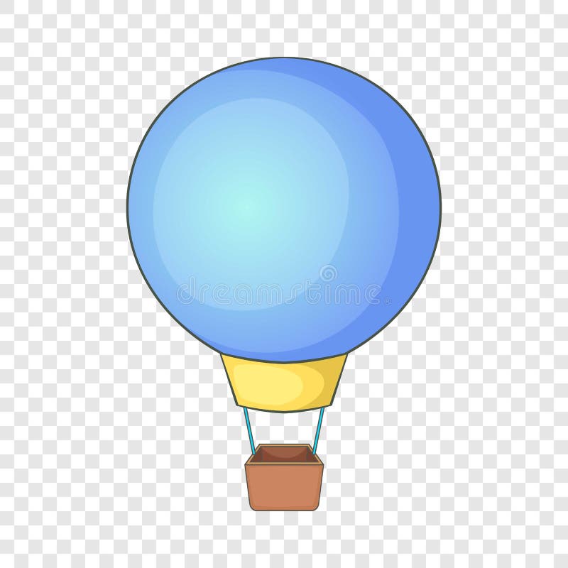 Flying Balloon Icon, Cartoon Style Stock Vector - Illustration of ...