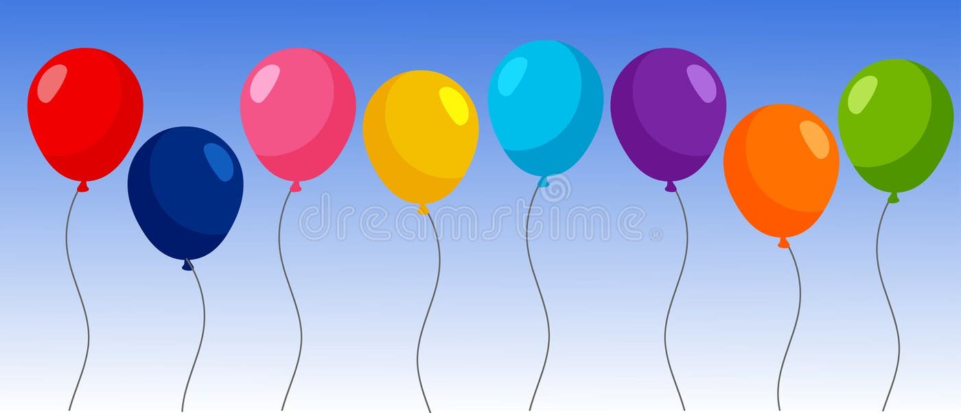 Balloons Divider Stock Illustrations – 46 Balloons Divider Stock ...