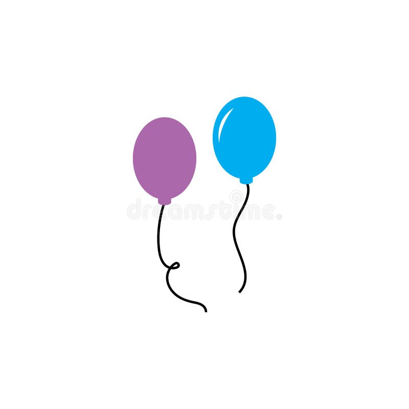 Flying baloon stock vector. Illustration of colorful - 199117043
