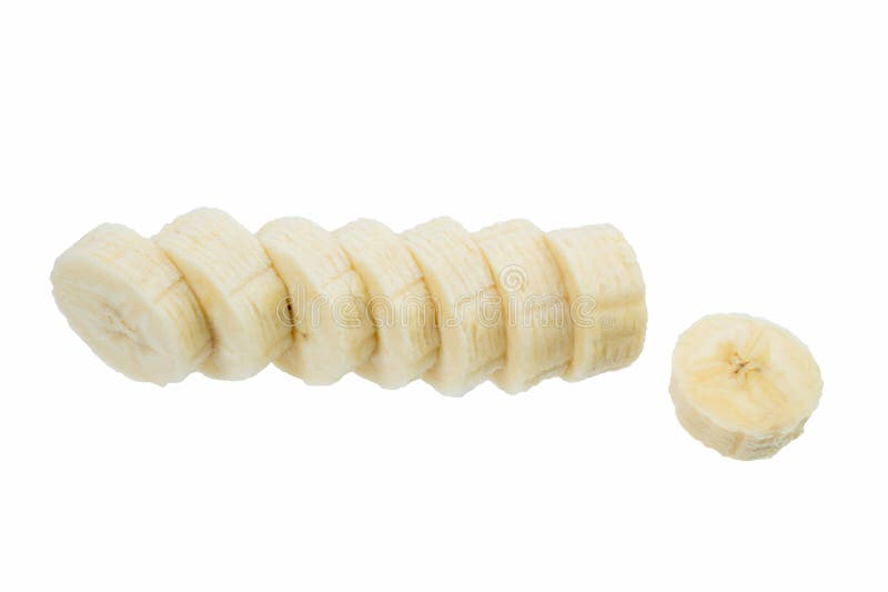 Flying Banana Slices, Isolated on White Background Stock Image - Image ... Flying Banana Slices, Isolated on White Background Stock Image - Image ...