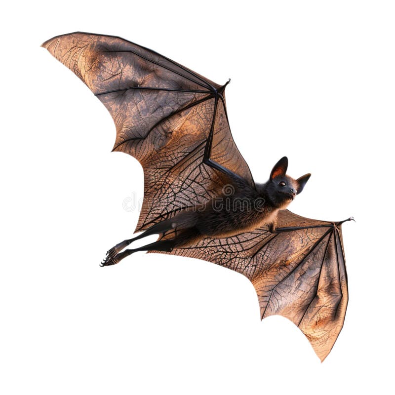 Flying Bat Halloween on Transparent Background - Ai Generated Stock ...