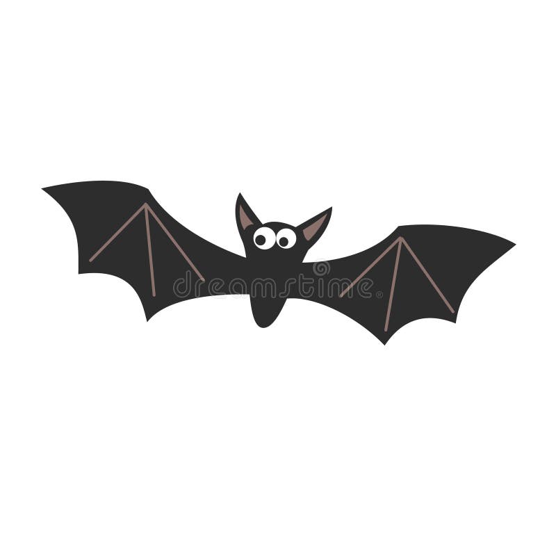 Flying Bat Illustration Stock Illustration Illustration Of Isolated 259541854