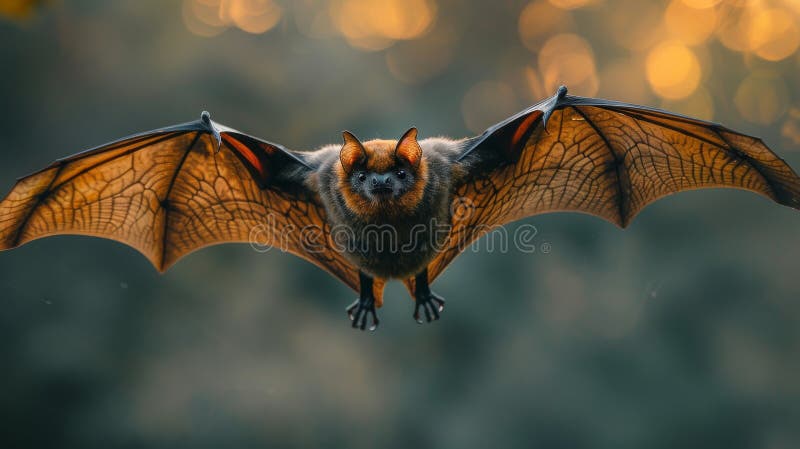 Flying bat stock image. Image of macro, wildlife, wings - 348891051