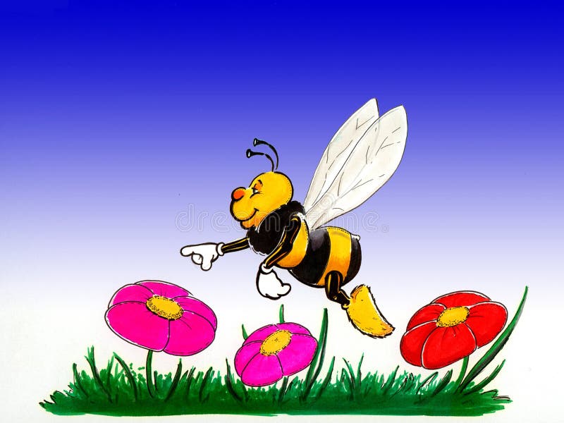 Flying bean stock illustration. Illustration of macro, fling - 536969