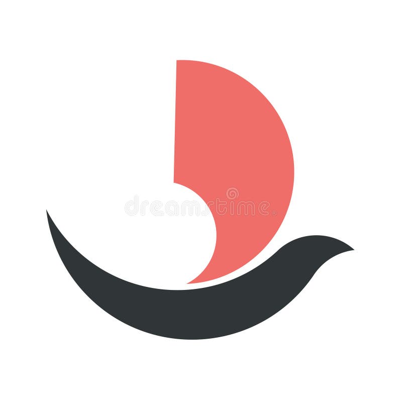 Flying bird figure icon stock vector. Illustration of heaven - 225242563