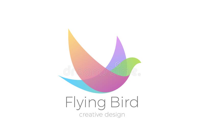 Flying Dove Cartoon Symbol Icon. Pigeon Vector Logo Stock Vector ... Flying Dove Cartoon Symbol Icon. Pigeon Vector Logo Stock Vector ...