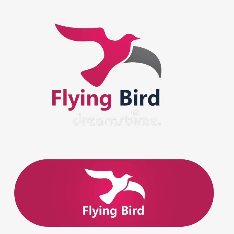 Flying Bird Logo and Symbol Animal Vector Stock Vector - Illustration ...