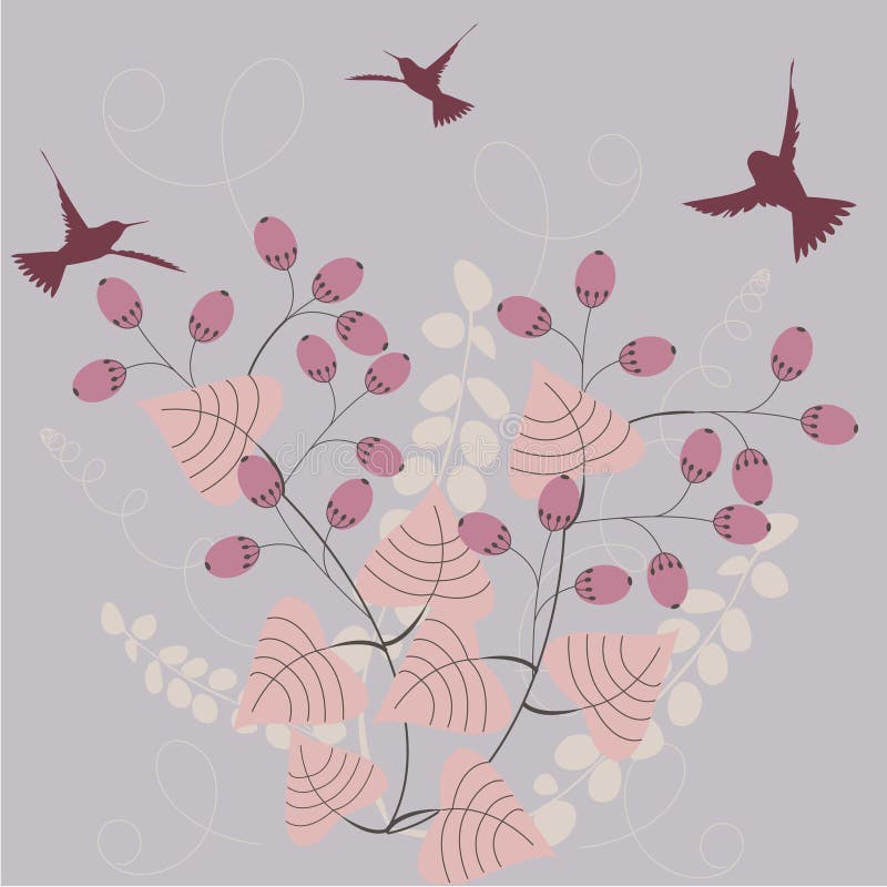 Bird Flying Above Tree Stock Illustrations – 600 Bird Flying Above Tree ...