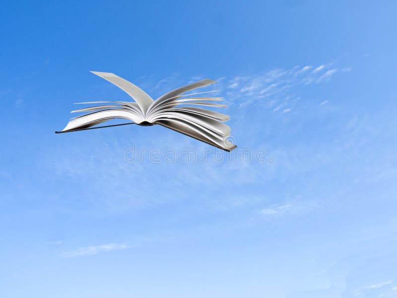 Flying book stock photo. Image of flying, book, fantasy - 18092034
