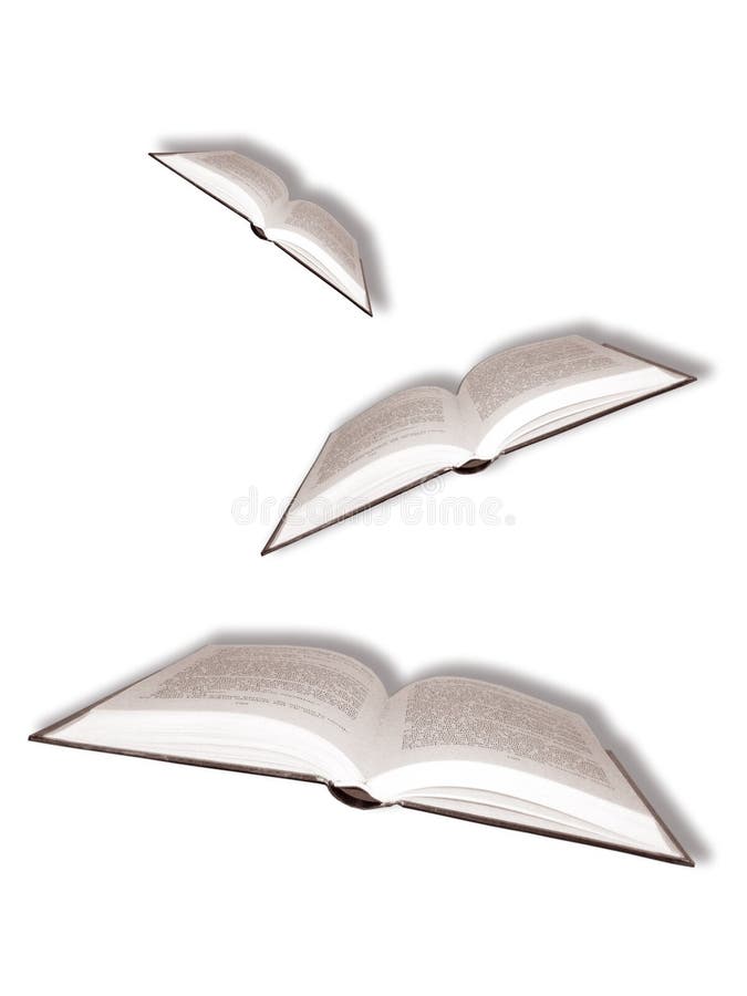 Flying books stock vector. Illustration of magazine, cover - 33457993