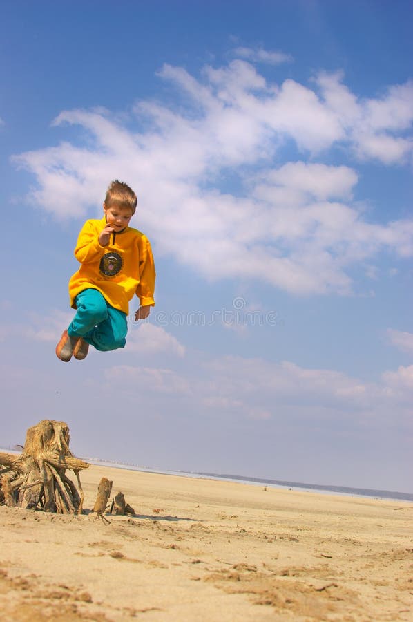 Flying boy stock photo. Image of cloud, blue, view, danil - 786280