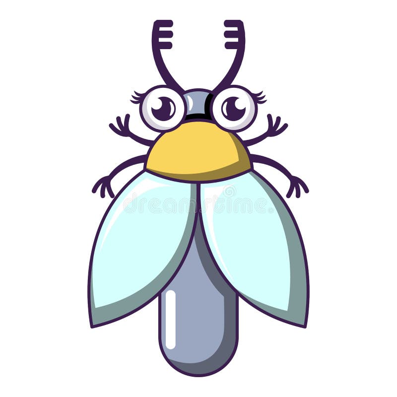 Flying Bug Icon, Cartoon Style Stock Vector - Illustration of buzz ...