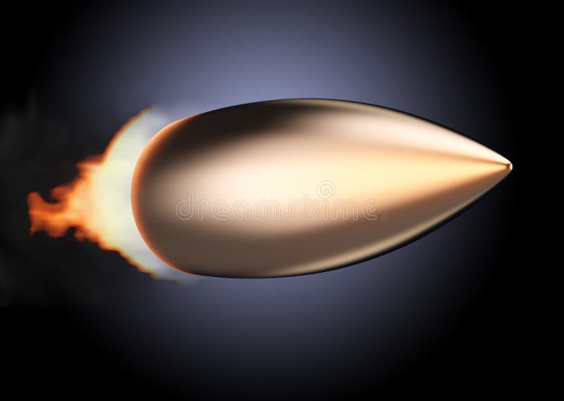 Bullets Flying Through The Air