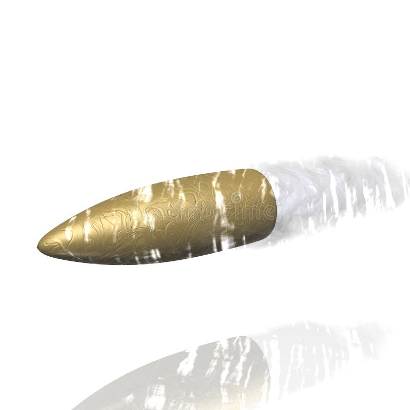 Flying bullets stock photo. Image of shiny, single, isolated - 11971282