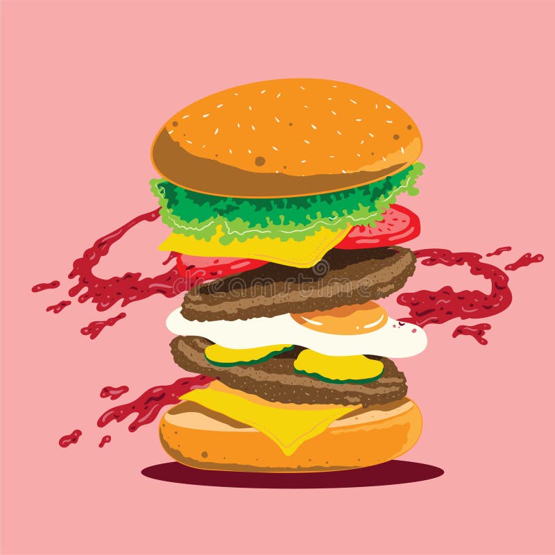 Pink Hamburger Logo Stock Illustrations – 164 Pink Hamburger Logo Stock ...