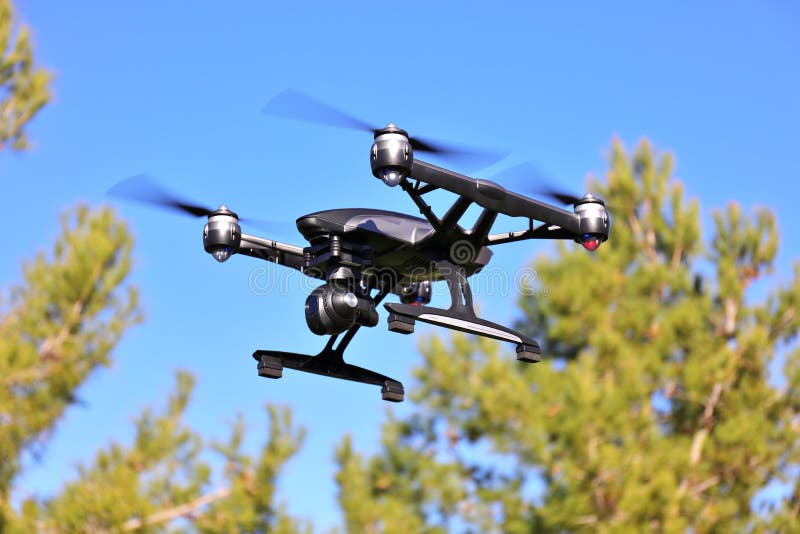 Flying Camera Drone (LARGE FILE) Stock Photo - Image of dispatch ...